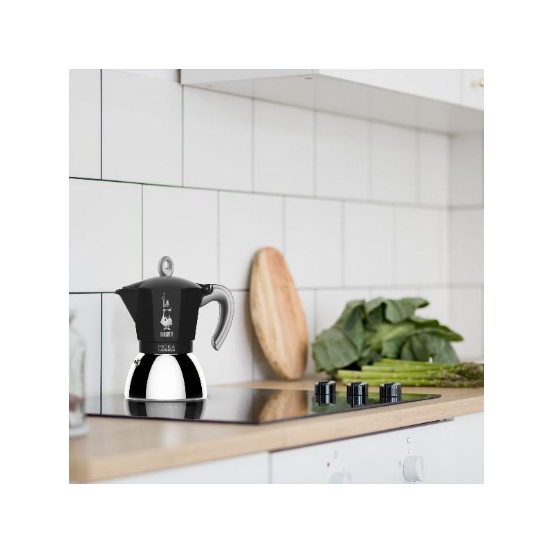 Cafetiere italienne Moka induction Noire BIALETTI - Cuisine en ville